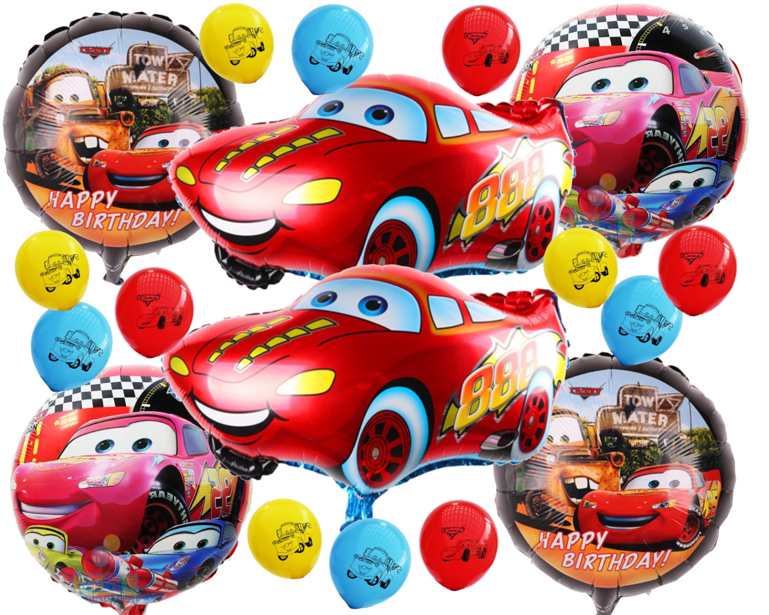 CAKE Topper Cupcake Happy Birthday Supplies Event Celebration ...