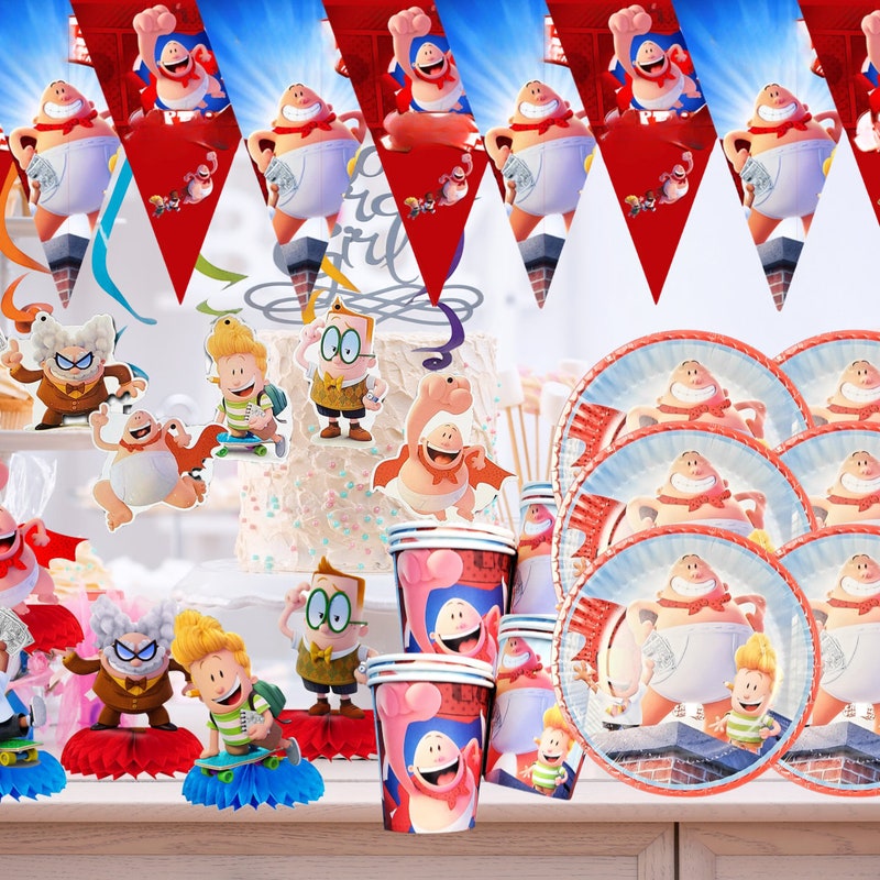 Captain Underpants Party Supplies - Etsy