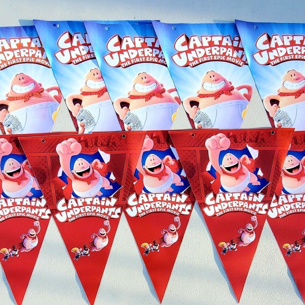 Captain Underpants Party Supplies - Etsy