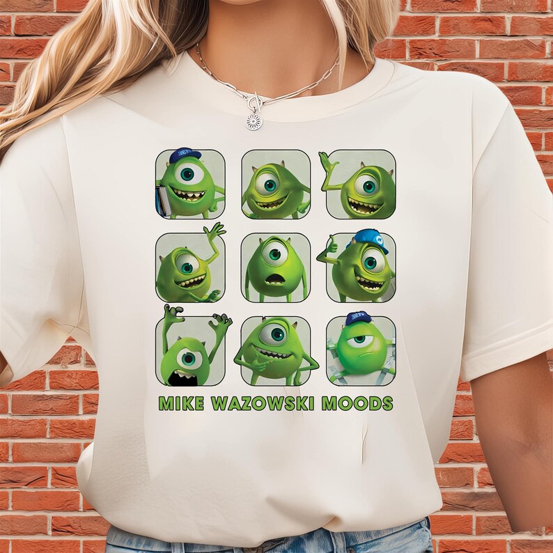 Disney Mike Wazowski Moods Cute Tshirt | Unisex Adult Tee | Hoodie ...