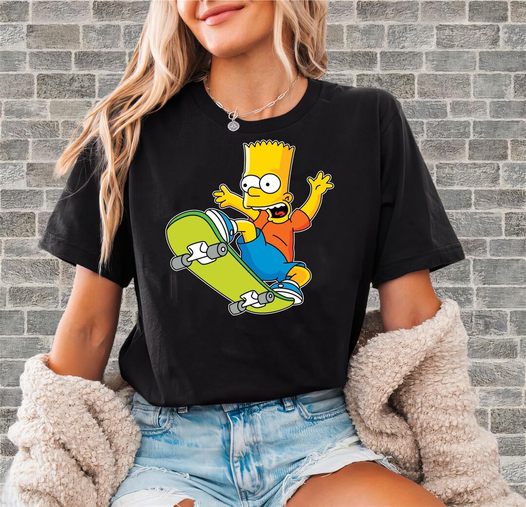 The Simpsons Bart Simpson Cartoon Tshirt | Unisex Adult Tee | Hoodie ...