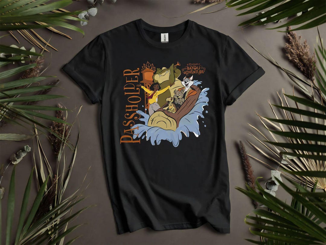 Retro Tianas Bayou Adventurethe Princess and T-shirt Hoodie Matching ...