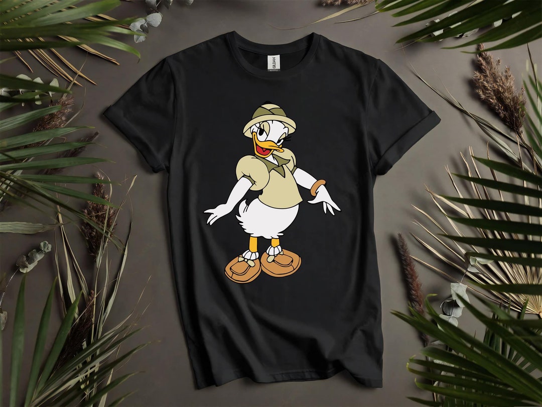 Donald Duck Safari Custom T-shirts for Men, Women, and Kids - Sizes S ...