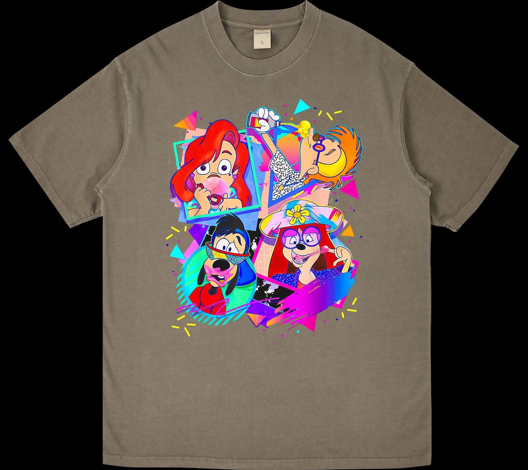 A Goofy Movie Bubble Gum Retro Nineties Max Premium Heavyweight T-shirt ...