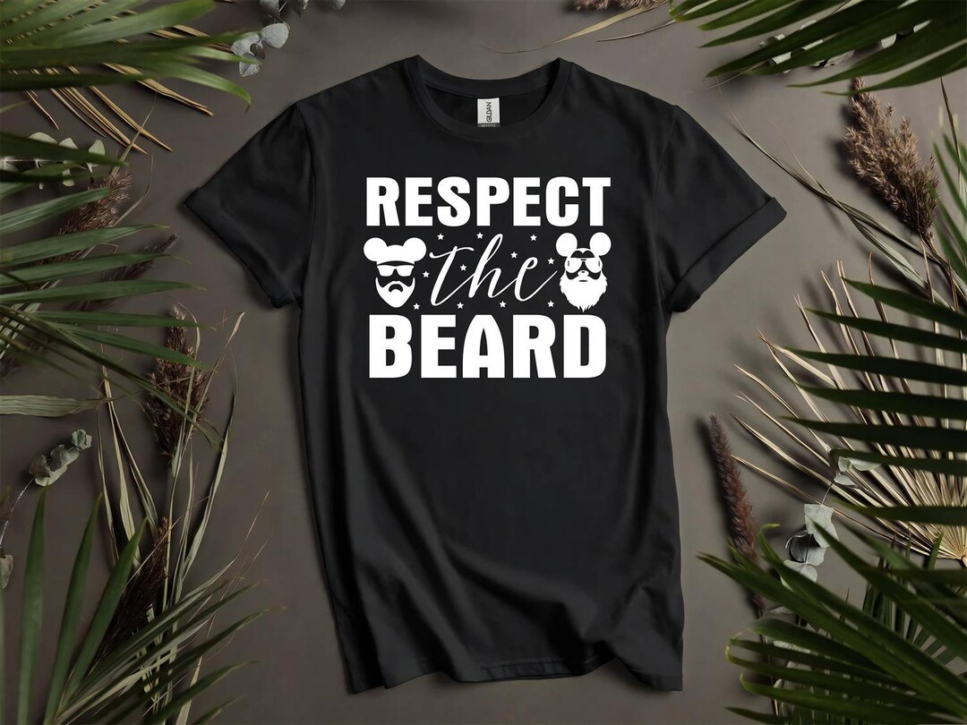 Respect the Beard Mickey Father's Day Cosplay Custom T-shirts for Men ...