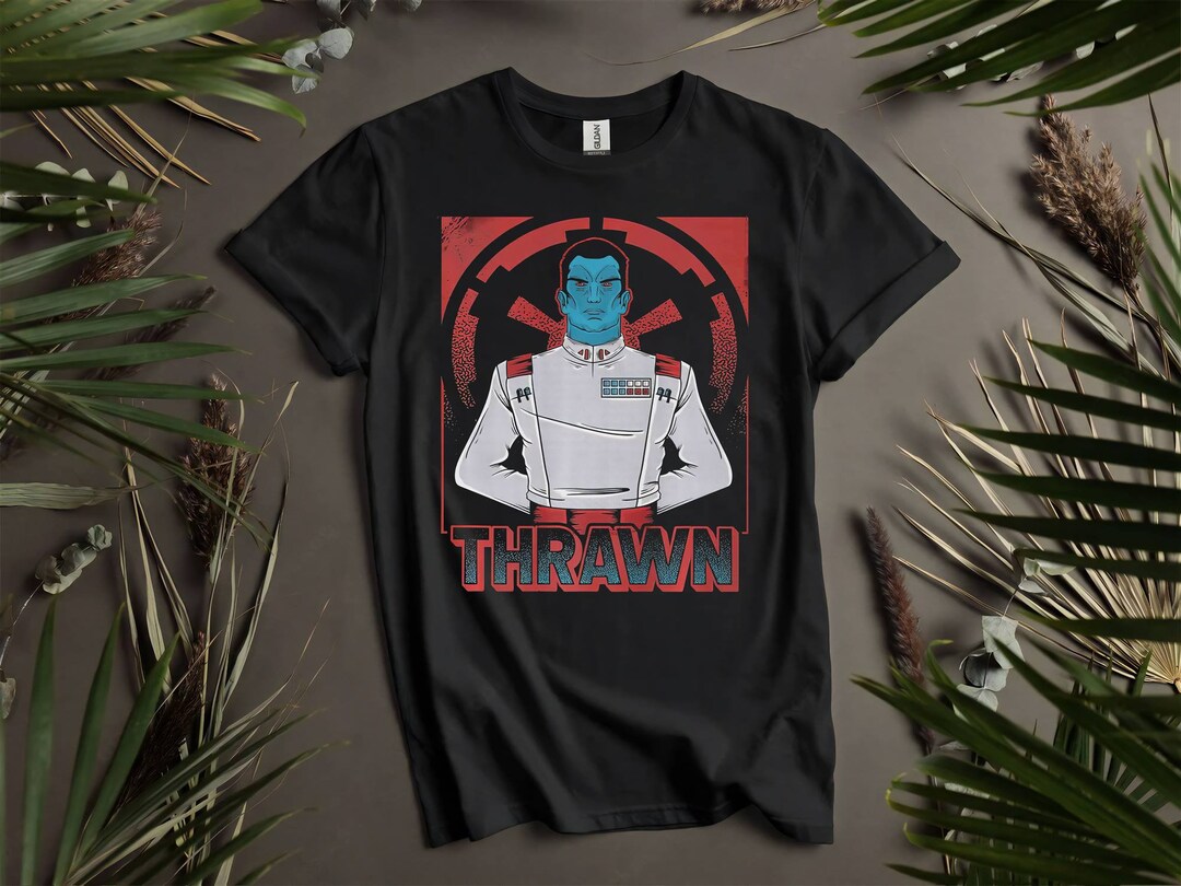 Star Wars Grand Admiral Thrawn Poster Retro Custom T-shirts for Men ...