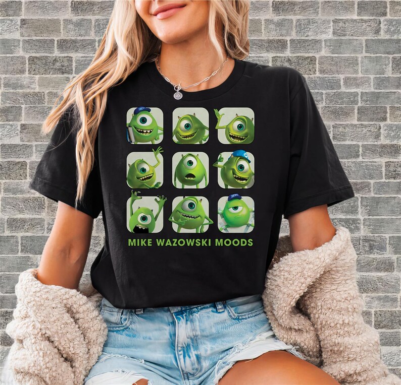Disney Mike Wazowski Moods Cute Tshirt | Unisex Adult Tee | Hoodie ...