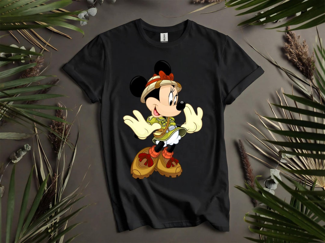 Safari Explorer Minnie Custom T-shirts for Men, Women, and Kids - Sizes ...