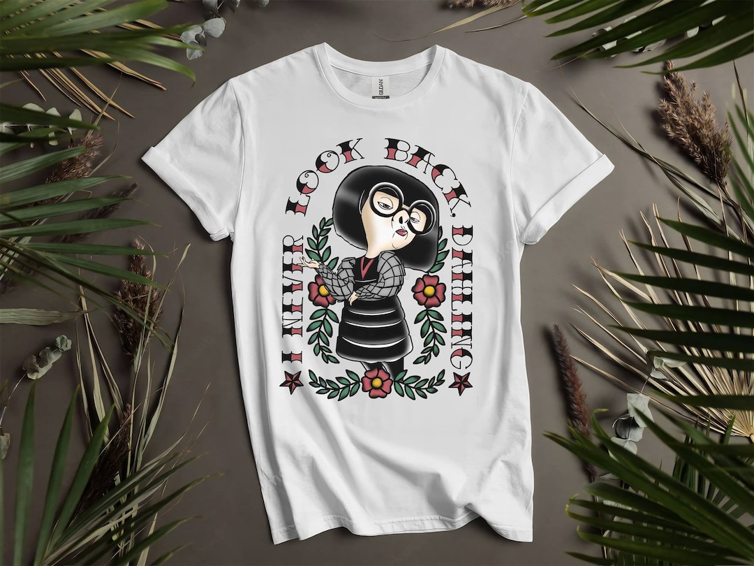 Disney Pixar Incredibles Edna Tattoo Style Custom T-shirts for Men ...