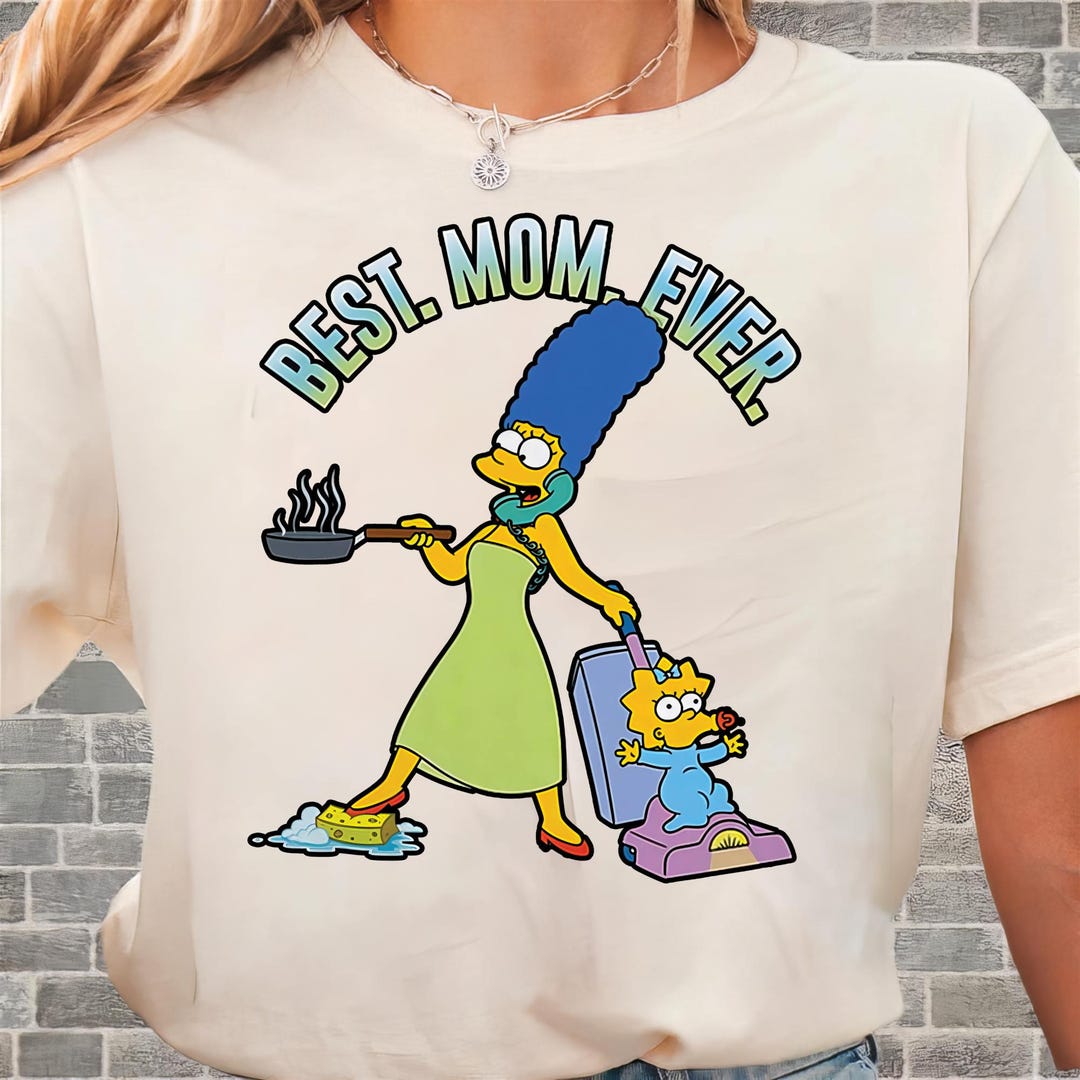 The Simpsons Mother's Day Marge Best Tshirt | Unisex Adult Tee | Hoodie ...