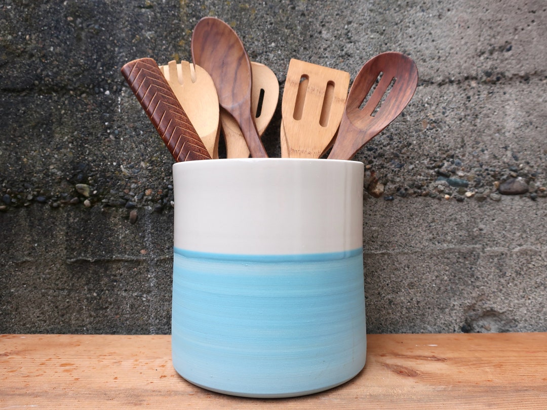 IN STOCK Color Block Utensil Holder, Various Colors - Etsy