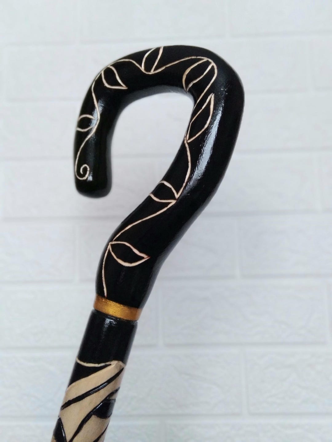 Gothic Wooden Stick, Fantasy Fancy Staff, Cane for Men Women, Hand ...