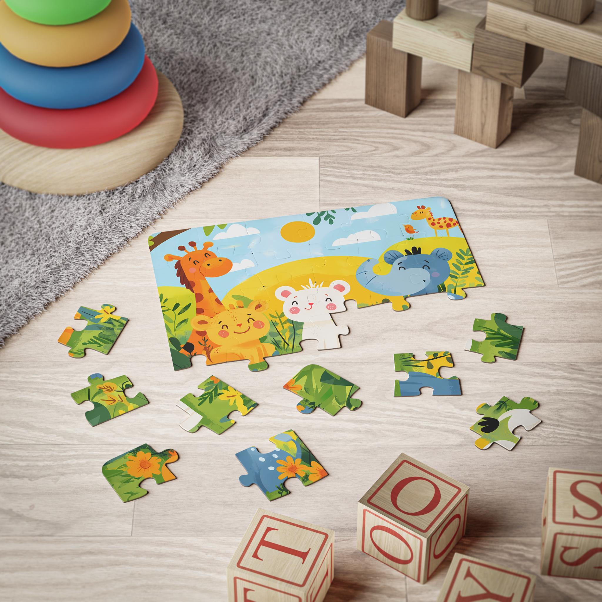 Animal Kids Puzzle, 30-piece, Kid Puzzle, Kid Jigsaw Puzzle, Gifts for ...
