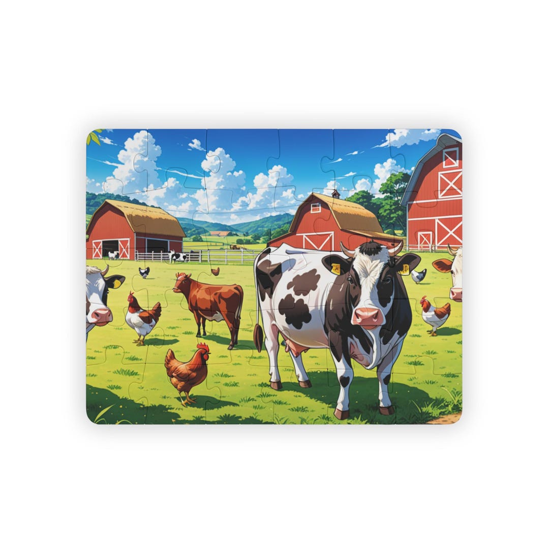 Barnyard Kids Puzzle, 30-piece | Kid Puzzle | Kid Jigsaw Puzzle | Gifts ...