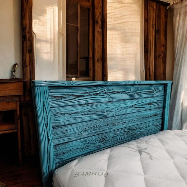Turquoise Headboard - Etsy