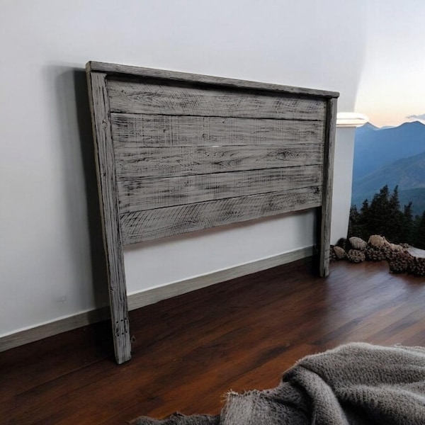 Distressed Headboard - Etsy
