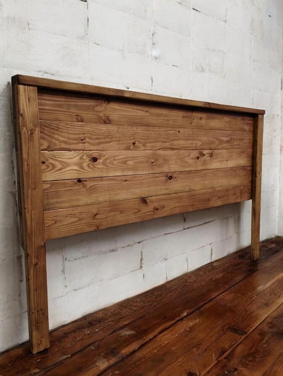 Golden oak king headboard store