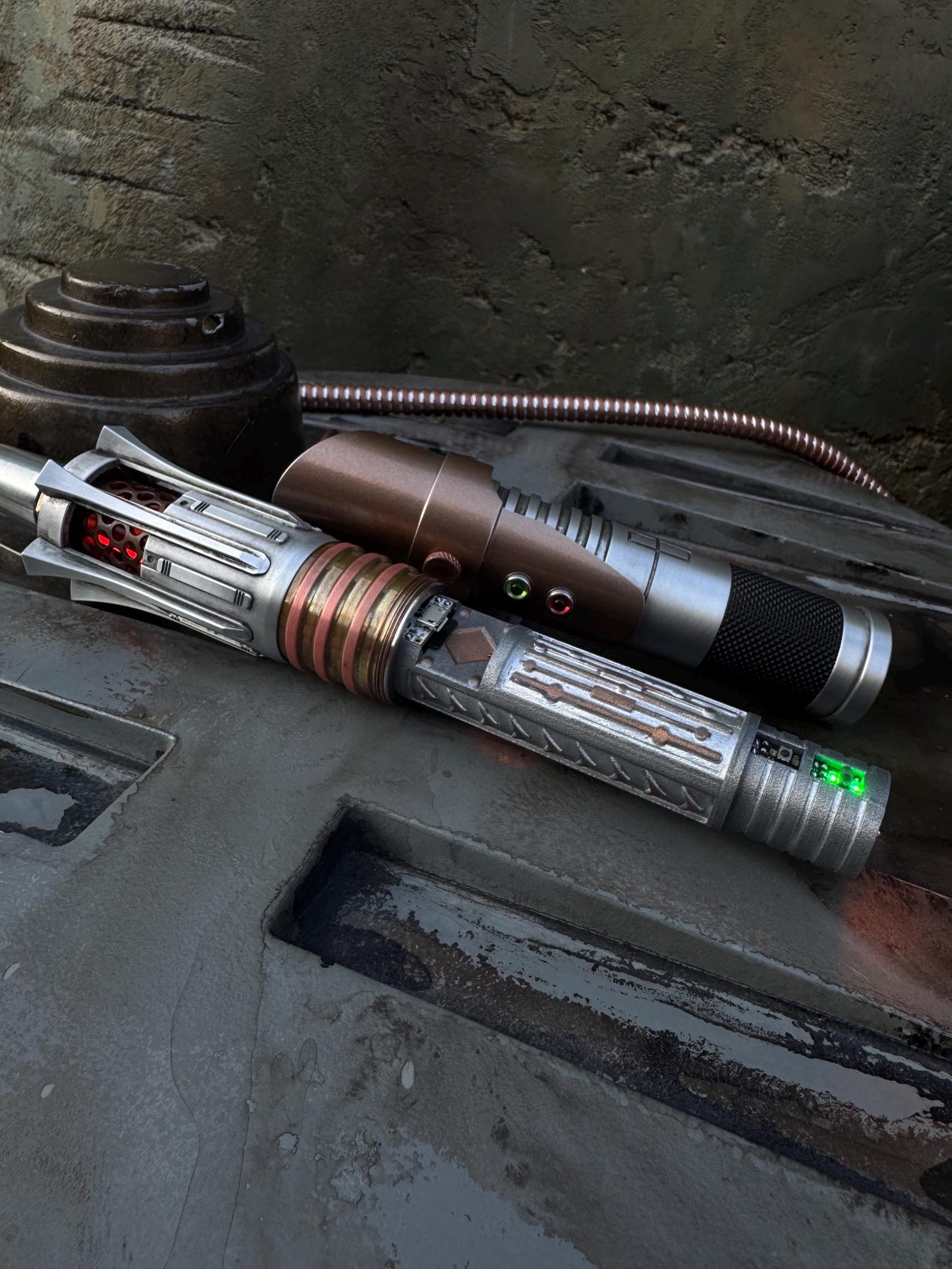 Protosaber SILVER Lightsaber Proffieboard Custom Build Neopixel ( MADE ...