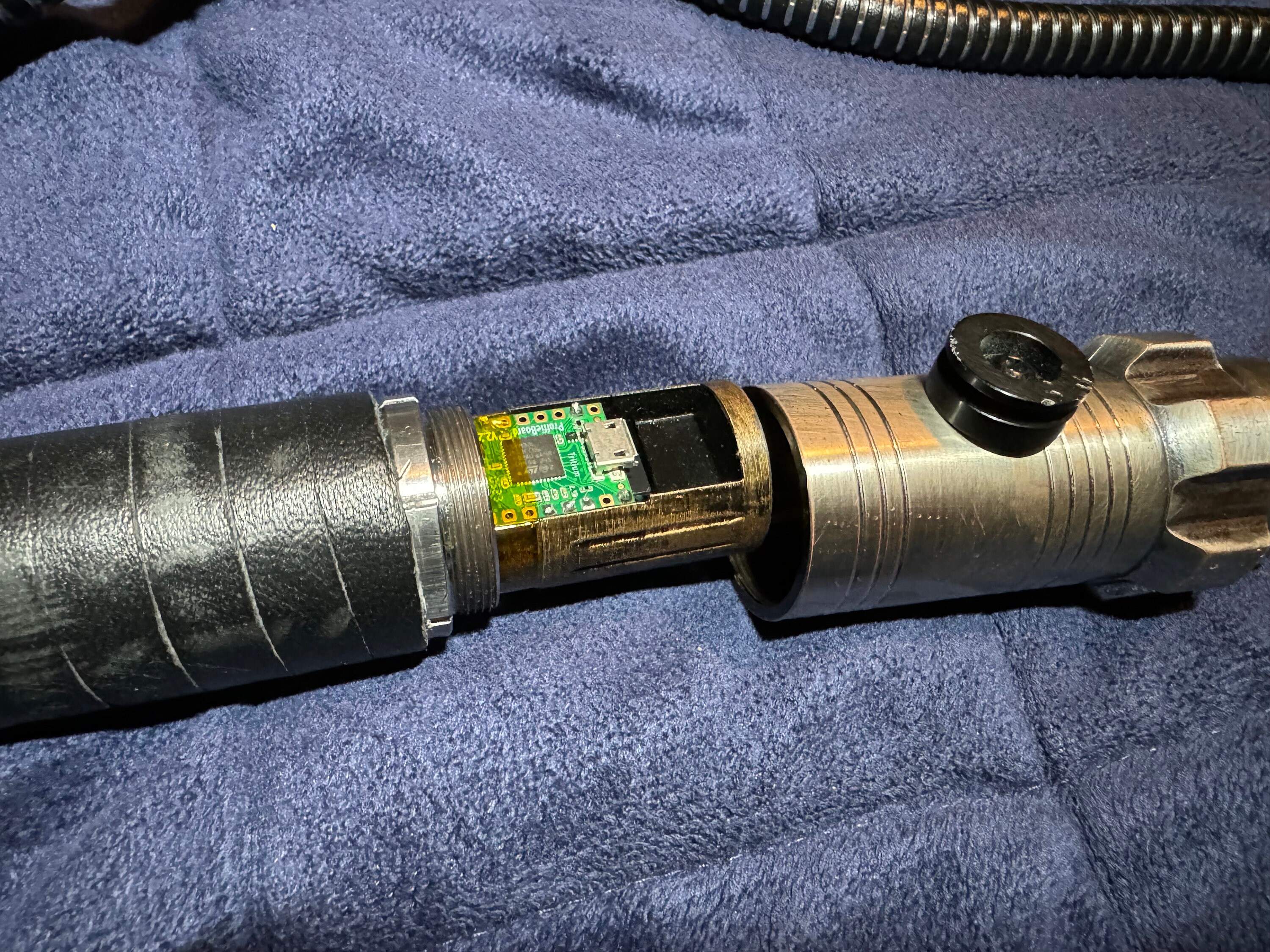 Protosaber SILVER Lightsaber Proffieboard Custom Build Neopixel ...