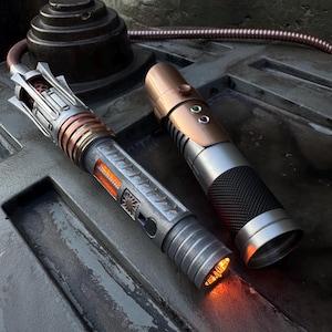 Protosaber SILVER Lightsaber Proffieboard Custom Build Neopixel ( MADE ...