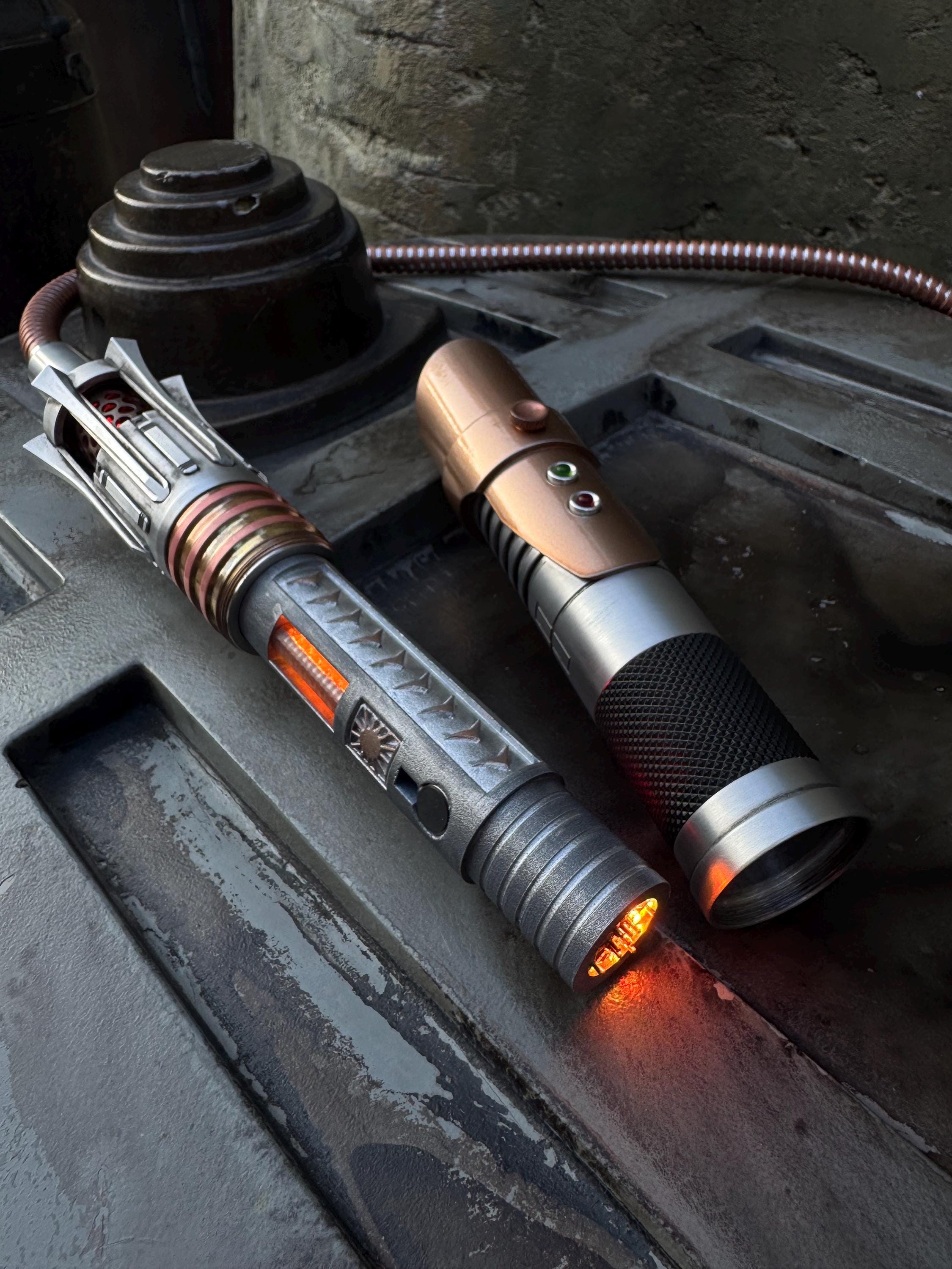 Protosaber SILVER Lightsaber Proffieboard Custom Build Neopixel ( MADE ...