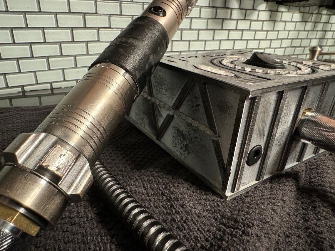 Protosaber SILVER Lightsaber Proffieboard Custom Build Neopixel ...