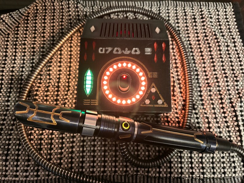 Protosaber BLACK Lightsaber Proffieboard Custom Build Neopixel *light ...