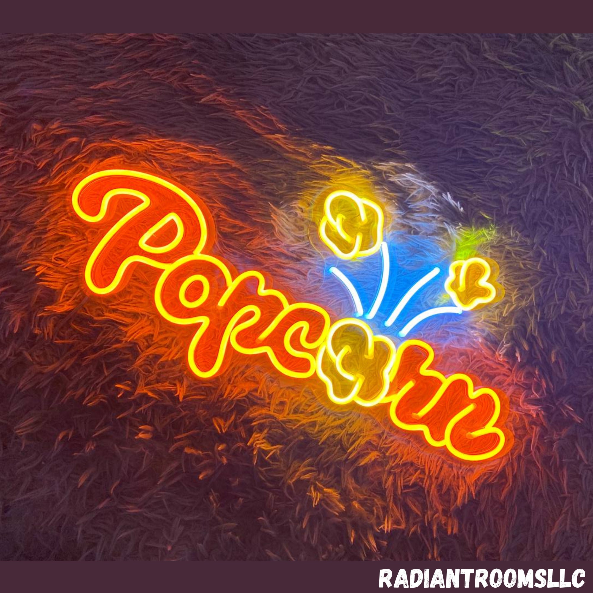 Popcorn Neon Sign, Popcorn Led Light, Popcorn Lover Best Gifts, Custom ...