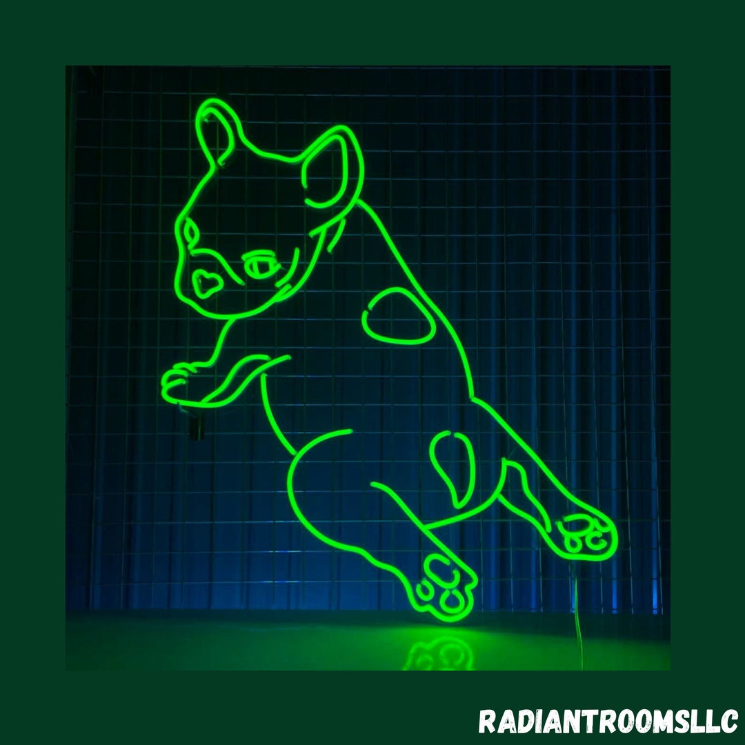 Pug Dog Neon Sign, Pug Dog Line Art Led Signs, Pug Lover Unique Gifts ...