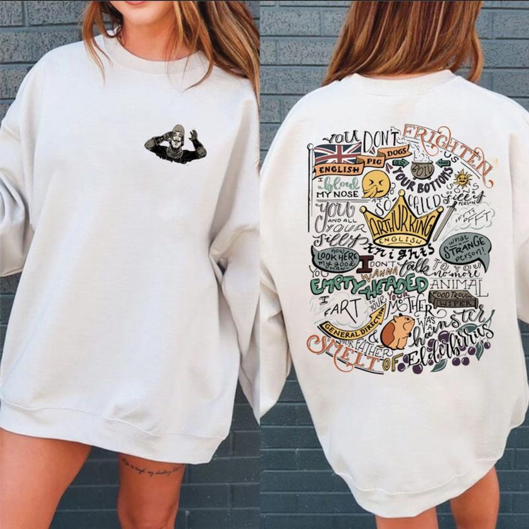 Monty Python and the Holy Grail 2 Sides Hoodie, Ministry of Silly Walks ...