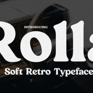 Rolla Font, Calligraphy Font, Cricut Fonts, Wedding Font, Modern Font ...