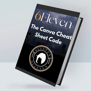 Canva Cheat Sheet Code - Etsy