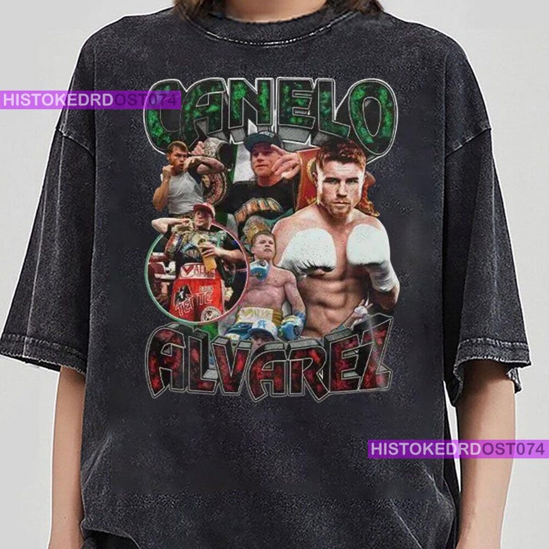 Canelo Alvarez Vintage 90s Graphic Style T-shirt, Canelo Alvarez Shirt ...