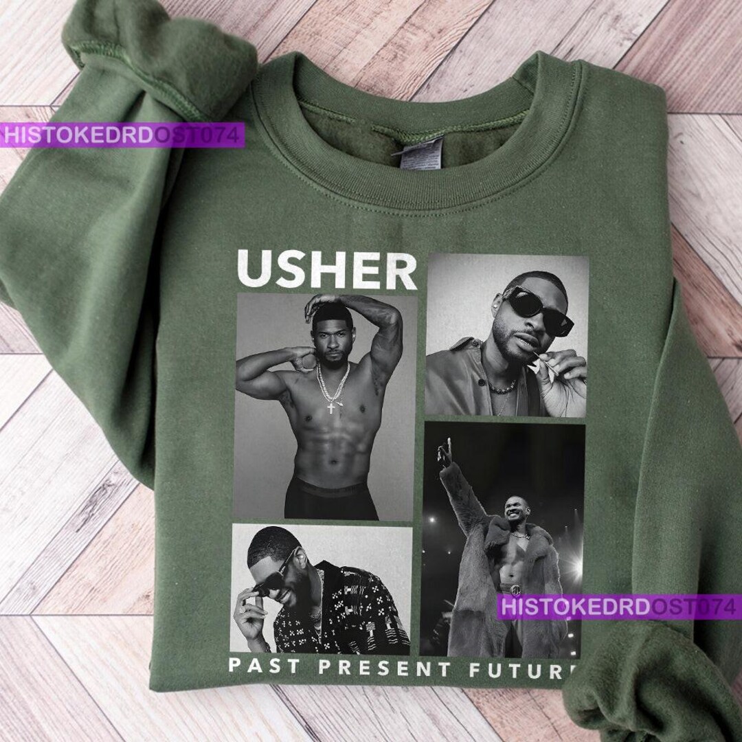 Usher 2024 Tour Usher Past Present Future World Tour Usher Fan Merch ...