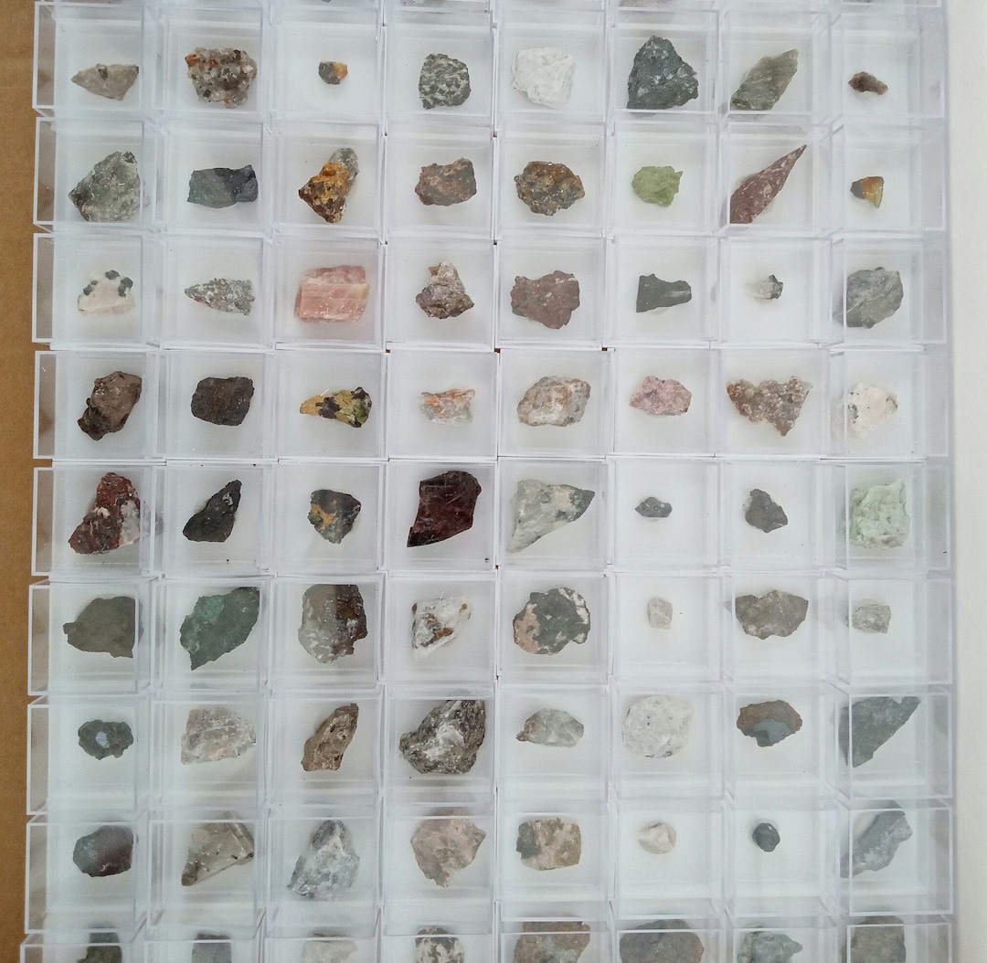 Bulk Micromount Mineral Collection - Etsy