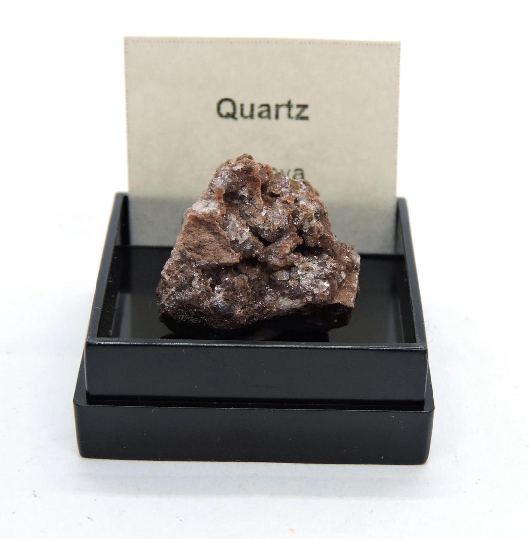 Quartz in Micromount Box Mineral Specimen - Etsy