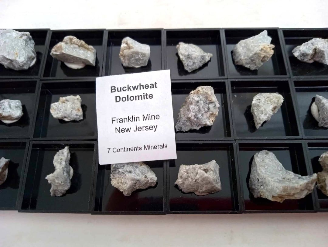 Micromount Mineral Collection of 18 Specimens - Etsy