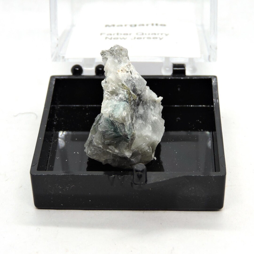 Margarite in Micro Box Thumbnail Mineral Specimen - Etsy