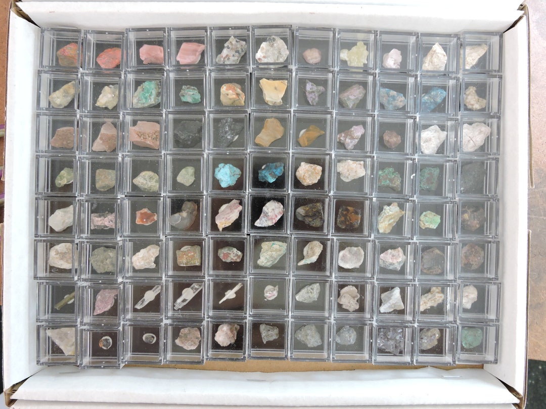 Bulk Micromount Mineral Collection - Etsy