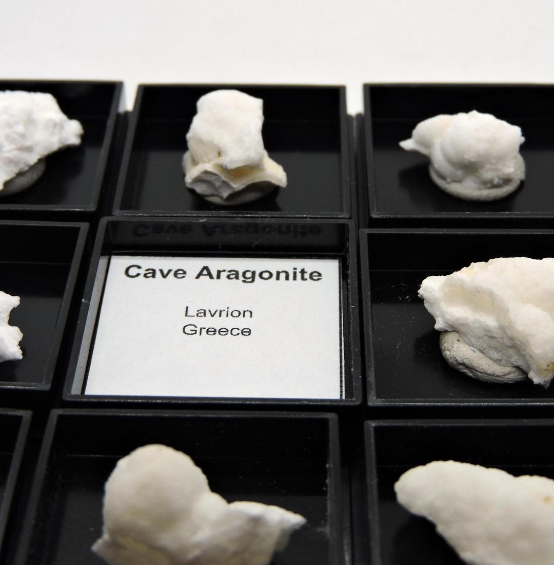 Cave Aragonite in Micromount Acrylic Box Bulk Wholesale - Etsy
