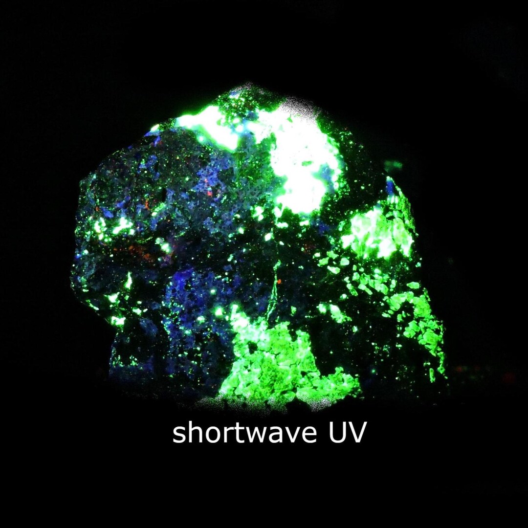 Hardystonite and Willemite Fluorescent Mineral Specimen - Etsy