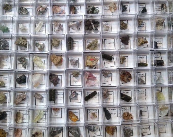 Micromount Mineral Collection 10 Pieces - Etsy