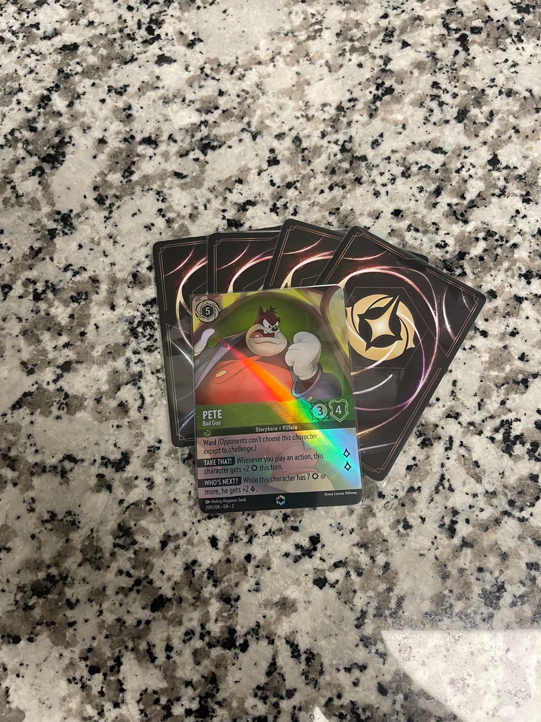 Pete Bad Guy Lorcana Enchanted Proxy/orca Foil - Etsy