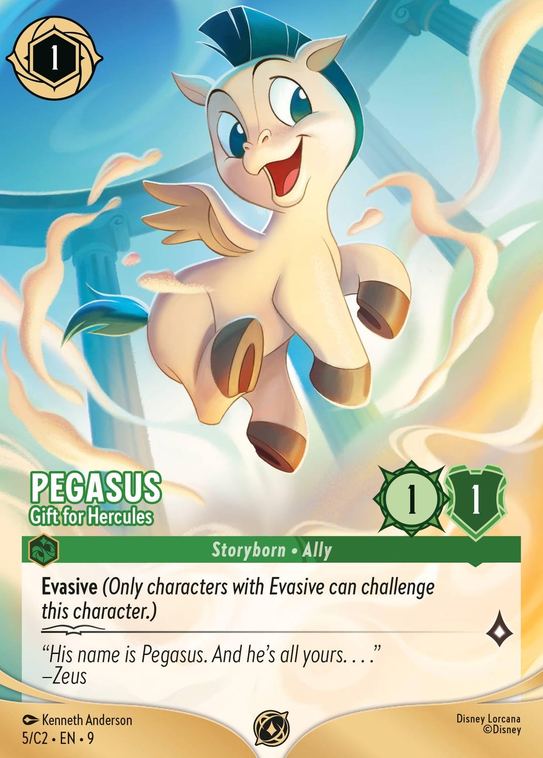 DLC Promo - Pegasus - Gift for Hercules – Foil Finish – High Quality ...