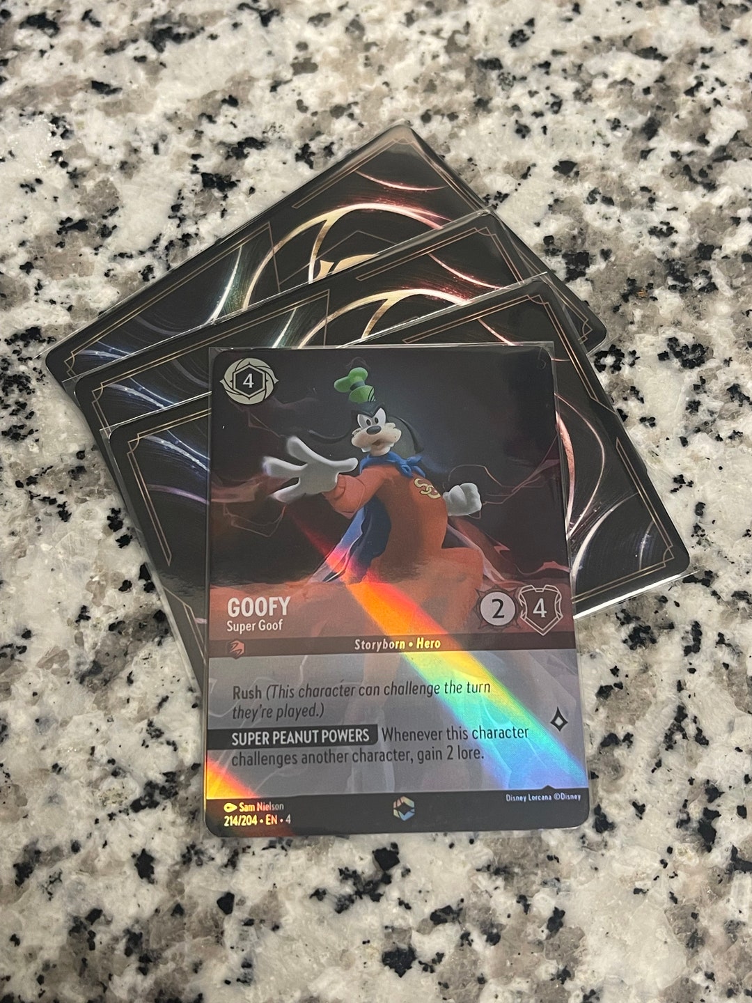 SET 4 Goofy Super Goof Lorcana Enchanted Proxy/orca Foil - Etsy