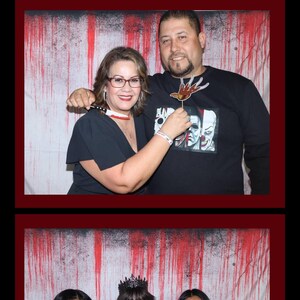 Horror Photo Booth Template Creepy Photo Booth Strip Template Spooky ...