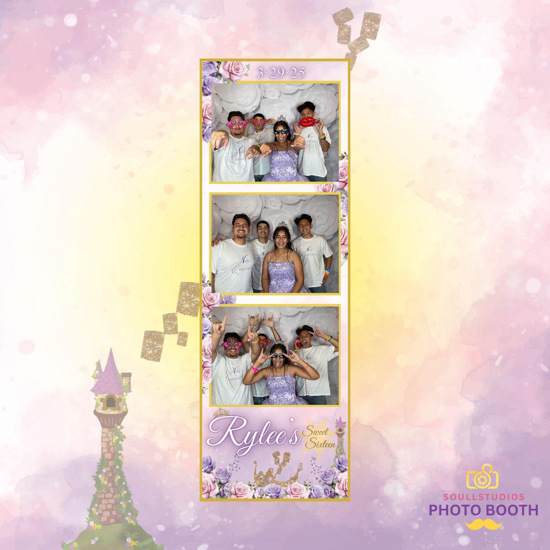 Tangled Photo Booth Template: Fairytale Quinceañera Overlay (PSD & PNG ...