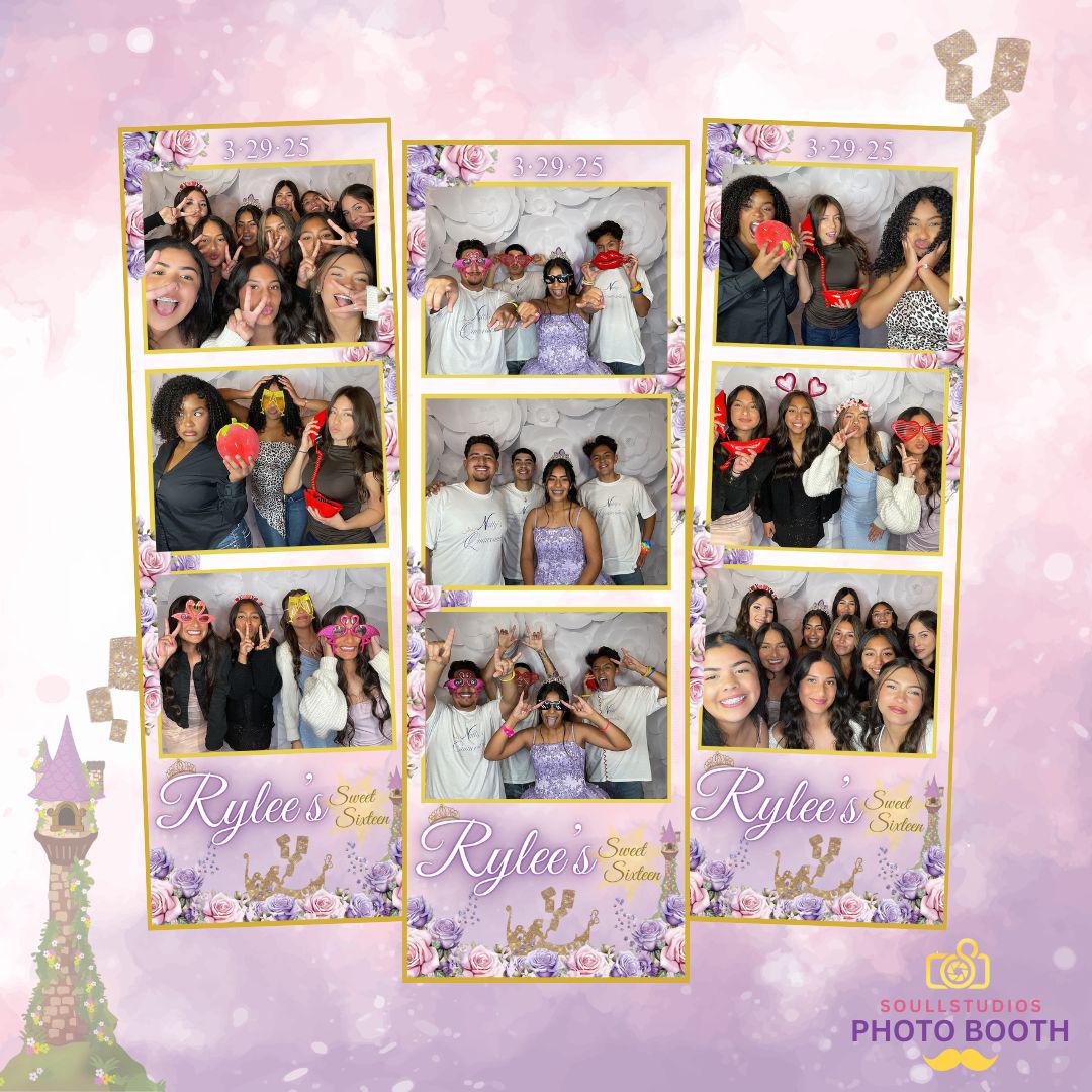 Enchanted Tangled Themed Photobooth Template Design Custom Fairytale ...