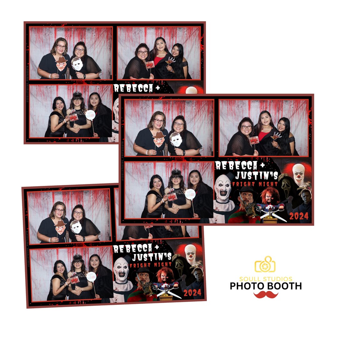 Terrifier Photo Booth Template | Scary Movie Photo Booth Template ...