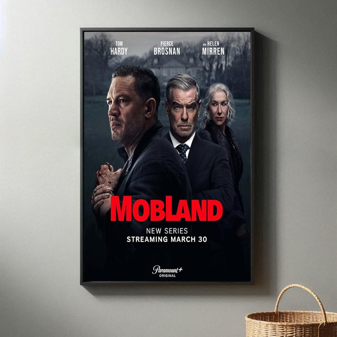 Mobland Movie Poster | High Quality Canvas Print I 2025 Movie Poster ...